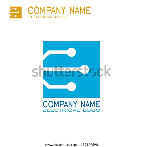 Square Tech Logo Circuit Graphic Logo Stock Vector (Royalty Free ...