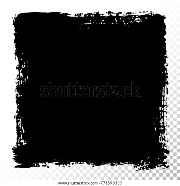 Square Text Box Black Acrylic Vector Stock Vector (Royalty Free ...