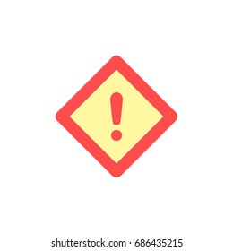 Square Warning Symbol Stock Vector (Royalty Free) 686435215 | Shutterstock