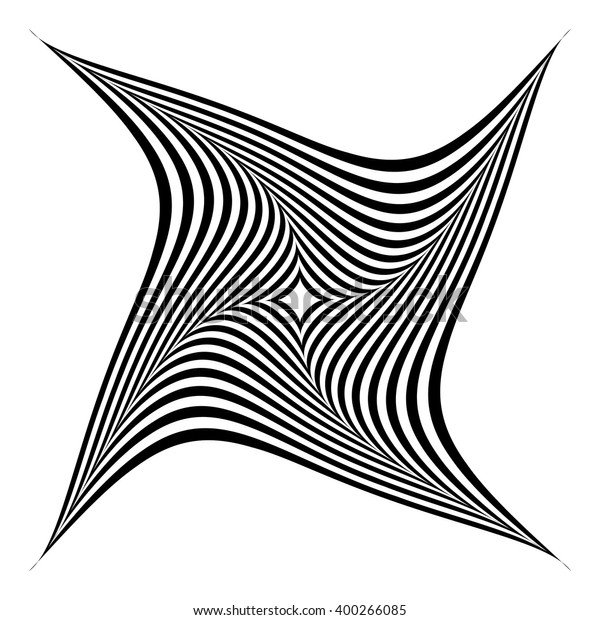 Squarish Geometric Abstract Shape Abstract Monochrome Stock Vector ...