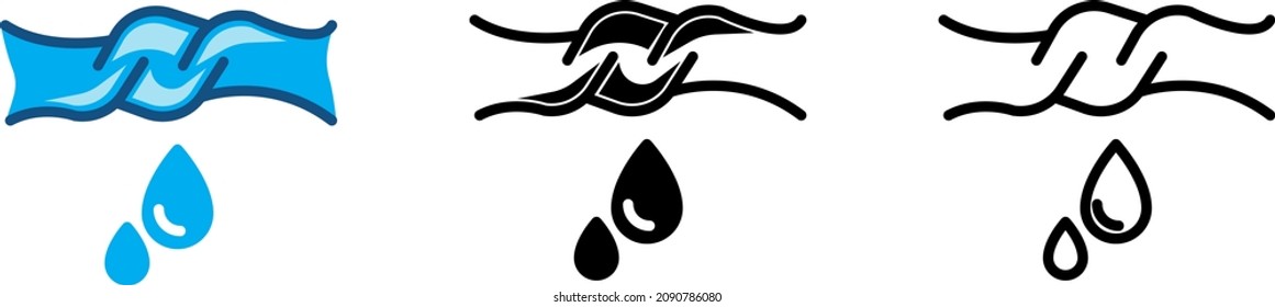 Squeeze Out Laundry Icon Vector Stock Vector (Royalty Free) 2090786080 ...