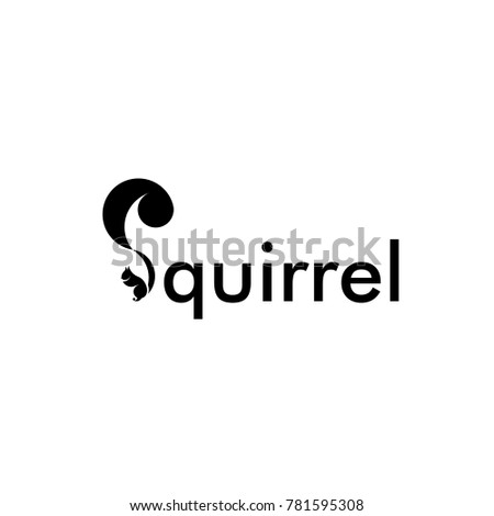 Squirrel Logo Design Letter S Squirrel Stock Vector (Royalty Free ...