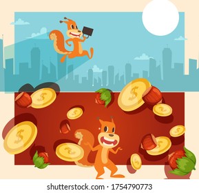 348 Squirrel money Images, Stock Photos & Vectors | Shutterstock