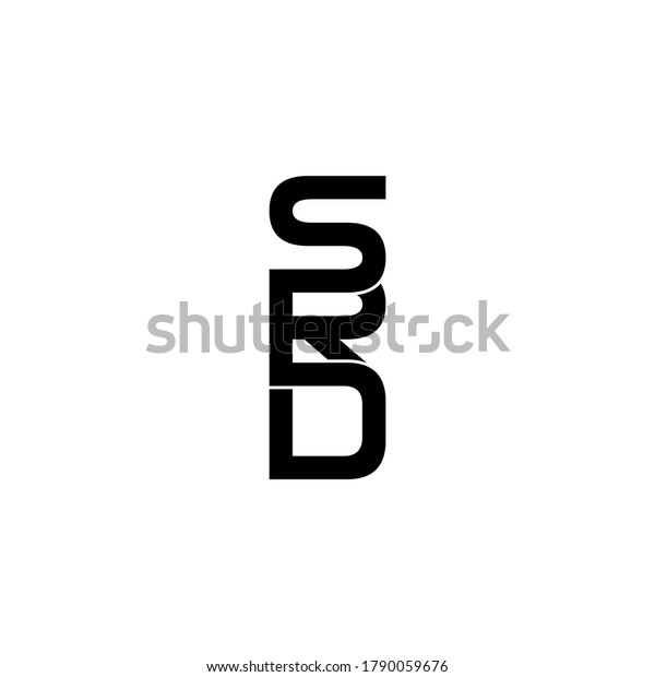 Srd Letter Original Monogram Logo Design Stock Vector (Royalty Free ...