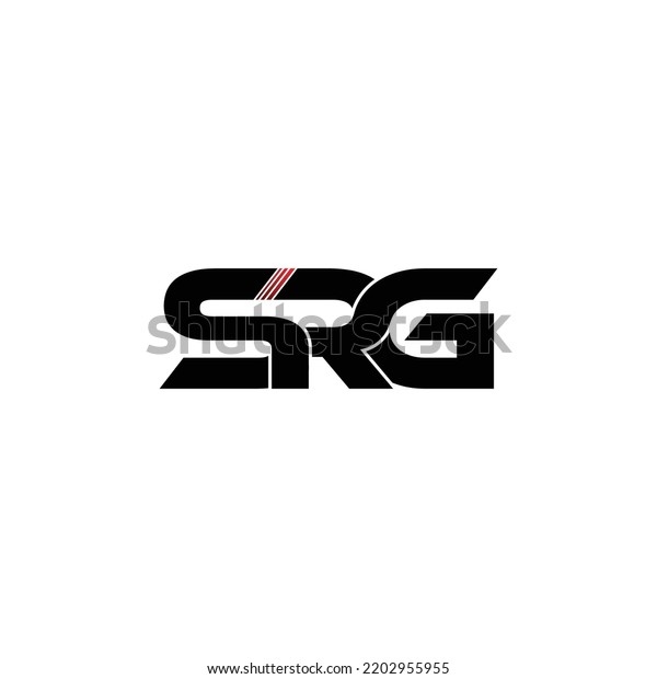 Srg Letter Monogram Logo Design Vector Stock Vector (Royalty Free ...