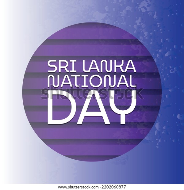 Sri Lanka National Day Design Suitable Stock Vector (Royalty Free ... Sri Lanka National Day Design Suitable Stock Vector (Royalty Free ...