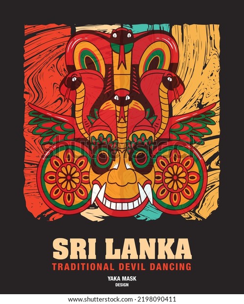 Sri Lanka New Devil Traditional Yaka Stock Vector (Royalty Free ...
