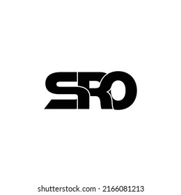 Sro Letter Monogram Logo Design Vector Stock Vector (Royalty Free ...