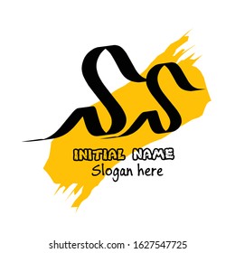 Ss Beauty Vector Initial Logo Stock Vector (Royalty Free) 1627547725 ...