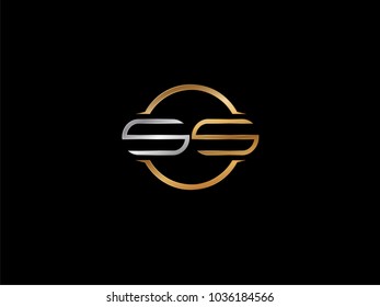 Ss Circle Shape Letter Logo Design: เวกเตอร์สต็อก (ปลอดค่าลิขสิทธิ์ ...