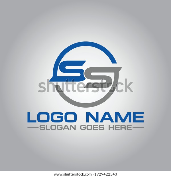 Ss Flat Logo Vector Company Identity Stock Vector (Royalty Free ...