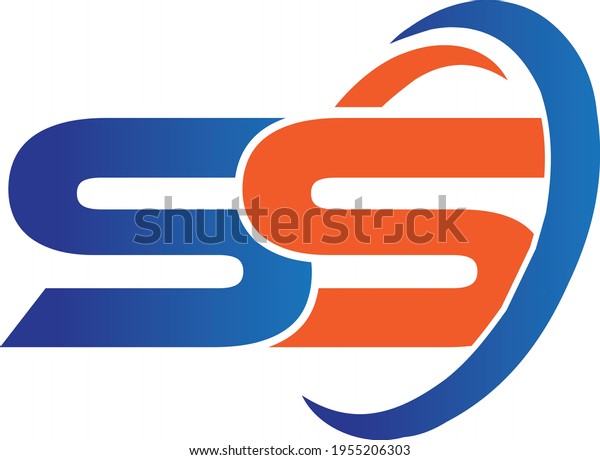 Ss Latter Logo Design Vector Stock Vector (Royalty Free) 1955206303 ...