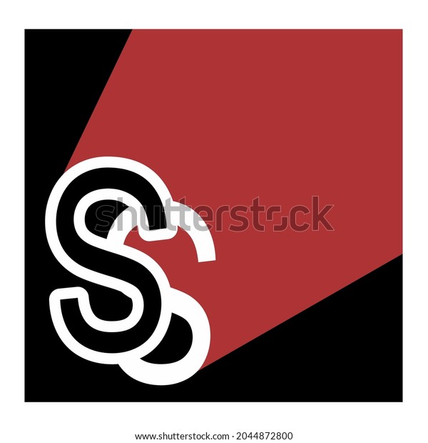 Ss Lettering Logo Vector Free Design: เวกเตอร์สต็อก (ปลอดค่าลิขสิทธิ์ ...