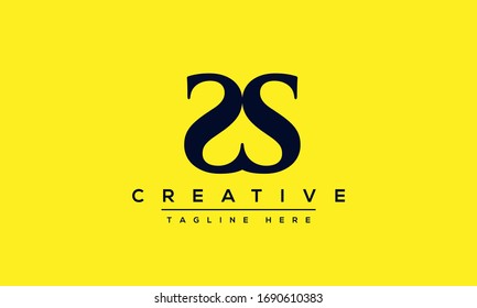 Ss Logo Design Template Vector Monogram Stock Vector (Royalty Free ...