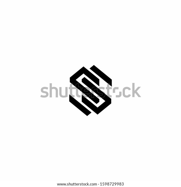 Ss Logo Monogram Modern Symbol Stock Vector (Royalty Free) 1598729983