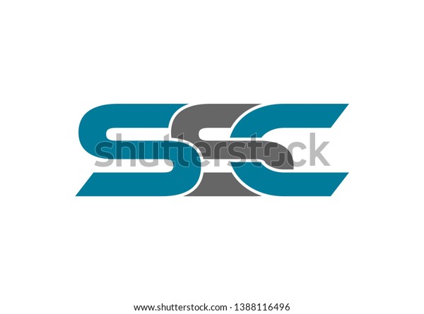 Ssc Logo Design Branding Vector Stock Vector (Royalty Free) 1388116496