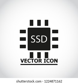 Ssd Drive Icon Vector Stock Vector (Royalty Free) 568253860