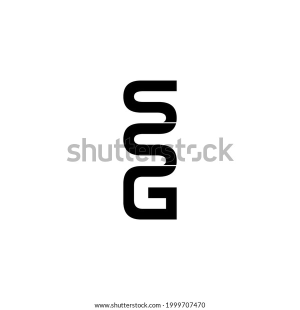 Ssg Letter Original Monogram Logo Design Stock Vector (Royalty Free ...