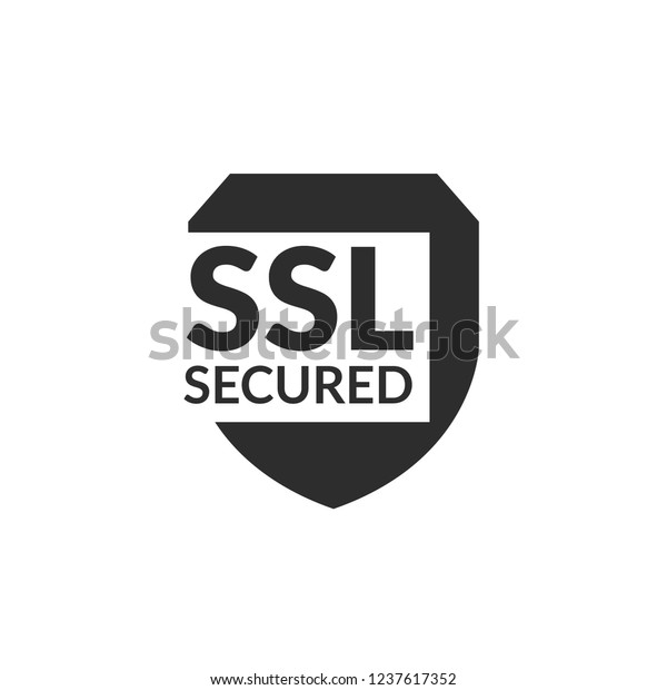 Ssl Protection Shield Guard Icon Security Stock Vector Royalty Free