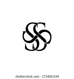 Sss Letter Original Monogram Logo Design 库存矢量图（免版税）1714051534 ...
