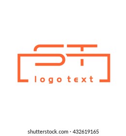 St Logo Design Stock Vector (Royalty Free) 432619165 | Shutterstock