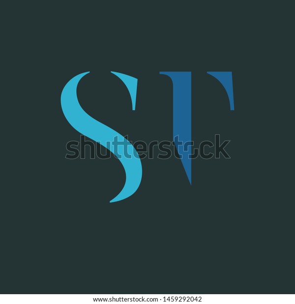 St Logo Design Company Logo Monogram Stock Vector (Royalty Free ...