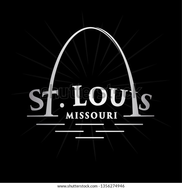 St Louis Logo Saint Louis Design Stock Vector (Royalty Free) 1356274946 ...
