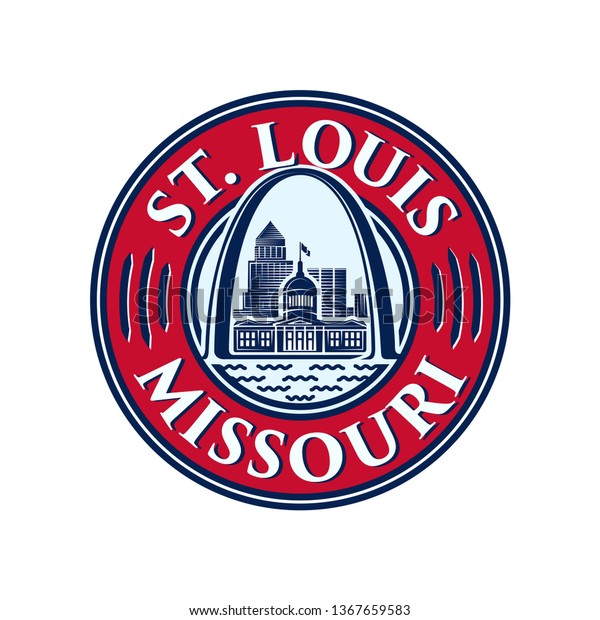 Vektor Stok St Louis Logo Saint Louis Design (Tanpa Royalti) 1367659583 ...