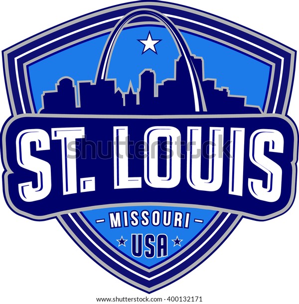 St Louis Vector Illustration Stock Vector (Royalty Free) 400132171