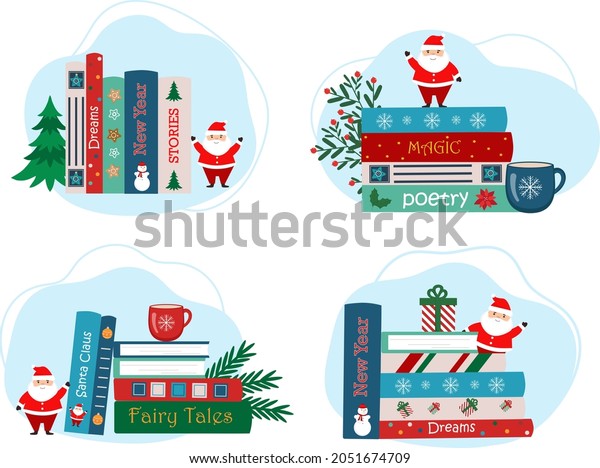 593 Christmas Kids Book Covers Stock Vectors, Images & Vector Art ...