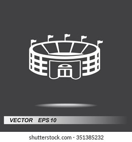 Simple Stadium Logo Vector Design: เวกเตอร์สต็อก (ปลอดค่าลิขสิทธิ์ ...