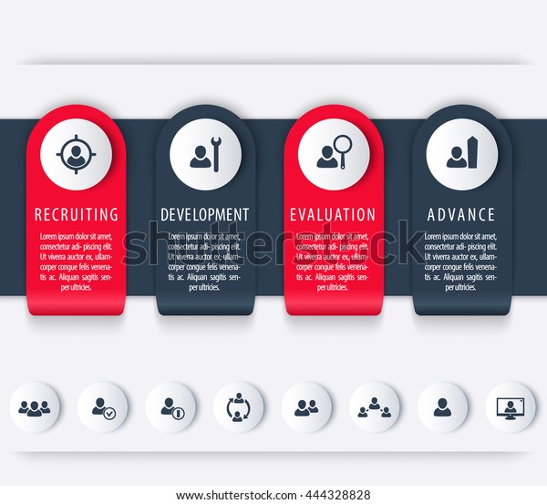 Staff Hr Employee Development Timeline Template Stock Vector (Royalty ...