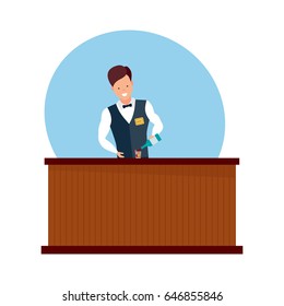 1,923 Counter staff cartoon Images, Stock Photos & Vectors | Shutterstock