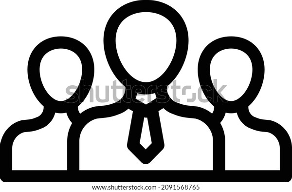 Vektor Stok Staff Vector Illustration Isolated On Transparent (Tanpa ...