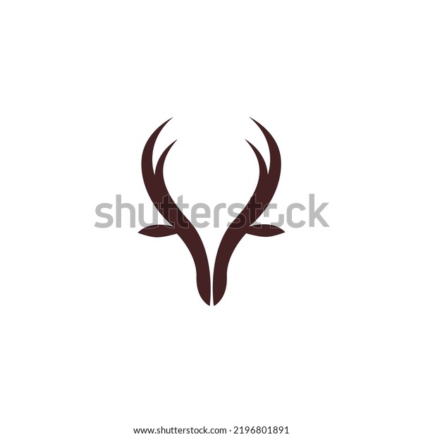 Stag Icon Logo Design Illustration Template Stock Vector (Royalty Free ...