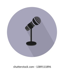 Stage Microphone Vector Icon Filled Flat: เวกเตอร์สต็อก (ปลอดค่า ...