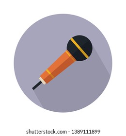 Stage Microphone Vector Icon Filled Flat Stock Vector (Royalty Free ...