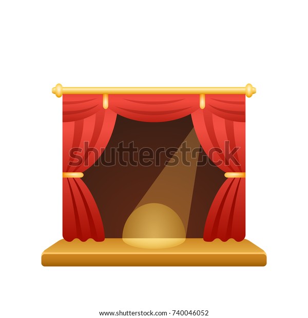 Stage Spotlight Realistic Icons Collection Professional Stock Vector ...