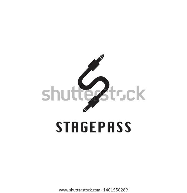 Stagepass Logo Concept Letter S Alapbetic Stock Vector (Royalty Free ...