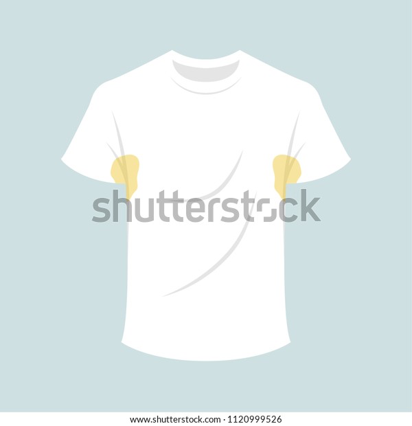 Stain On Shirt Vector Free Space Stock Vector (Royalty Free) 1120999526 ...