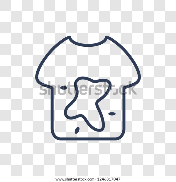 Stain Remover Icon Trendy Linear Stain Stock Vector (Royalty Free ...