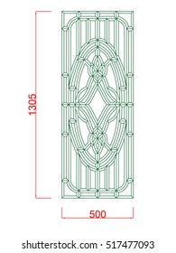 Window Simple Vector Frame Stained Glass Stock Vector (Royalty Free ...