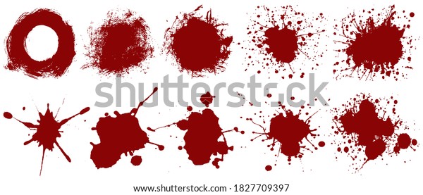 Stains Streaks Blood Stock Vector (Royalty Free) 1827709397 | Shutterstock