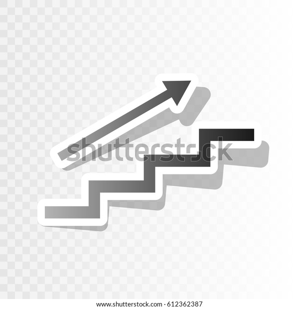 Stair Arrow Vector New Year Blackish Stock Vector (Royalty Free ...