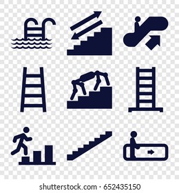 Step Icons Set Set 16 Step Stock Vector (Royalty Free) 603750548