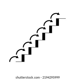 Stair Steps Vector Illustration Maths Stock Vector (Royalty Free ...