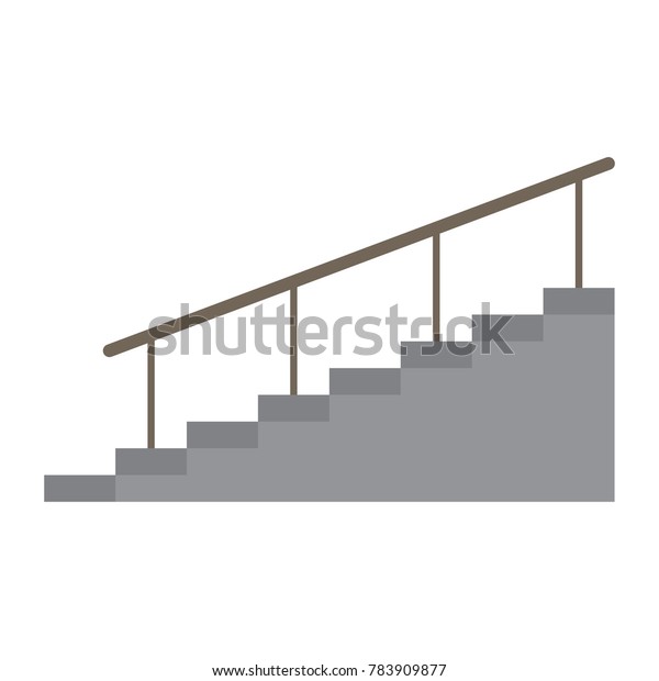 Staircase Handrail Vector Illustration Stock Vector (Royalty Free ...
