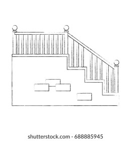 Illustration Vector Graphic Stairs Top View Stock Vector (Royalty Free ...