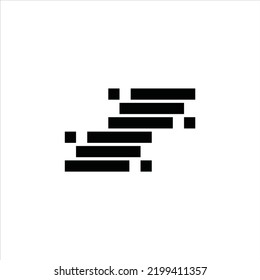 Stairs Logo Vector Abstract Template Stock Vector (Royalty Free ...