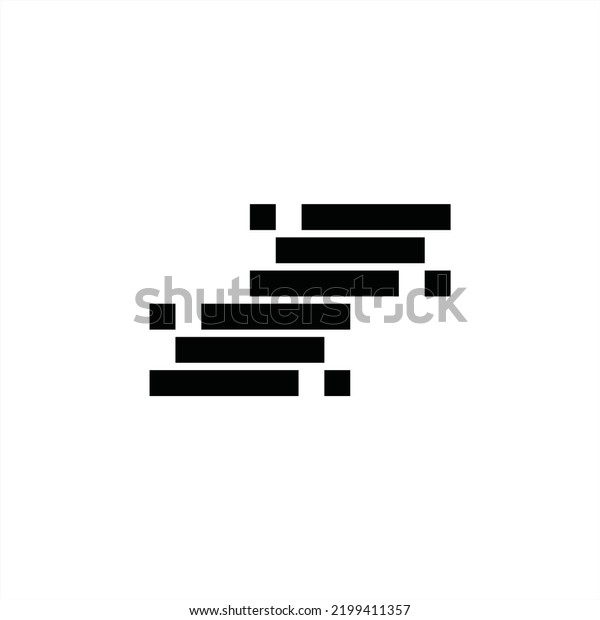 Stairs Logo Vector Abstract Template Stock Vector (Royalty Free ...